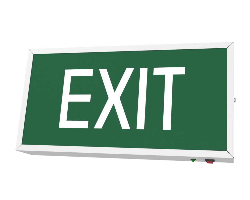 LED EXIT SIGN - SURFACE BOX TYPE (SINGLE SIDED ONLY) - YLI Ultimate ...